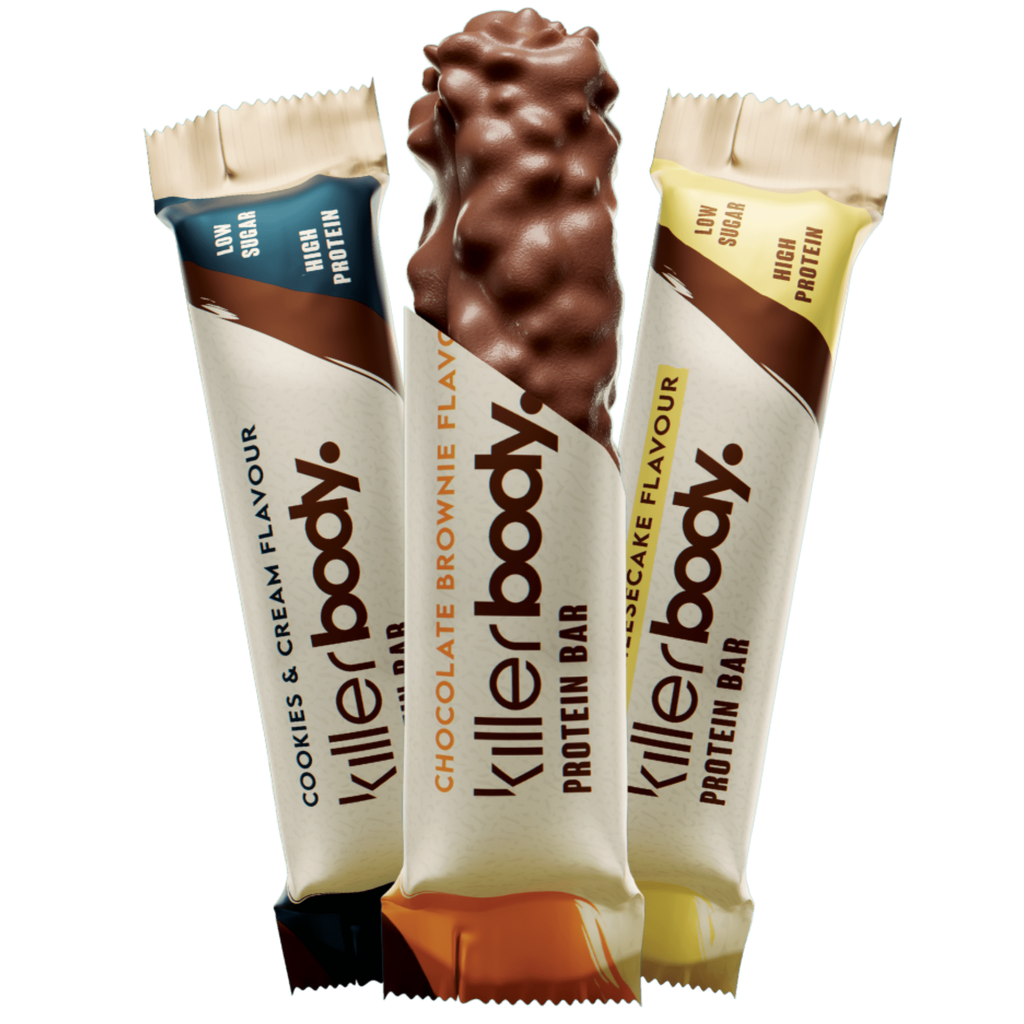 Protein Bars in 15-packs: choice of tasty bars - Killerbody