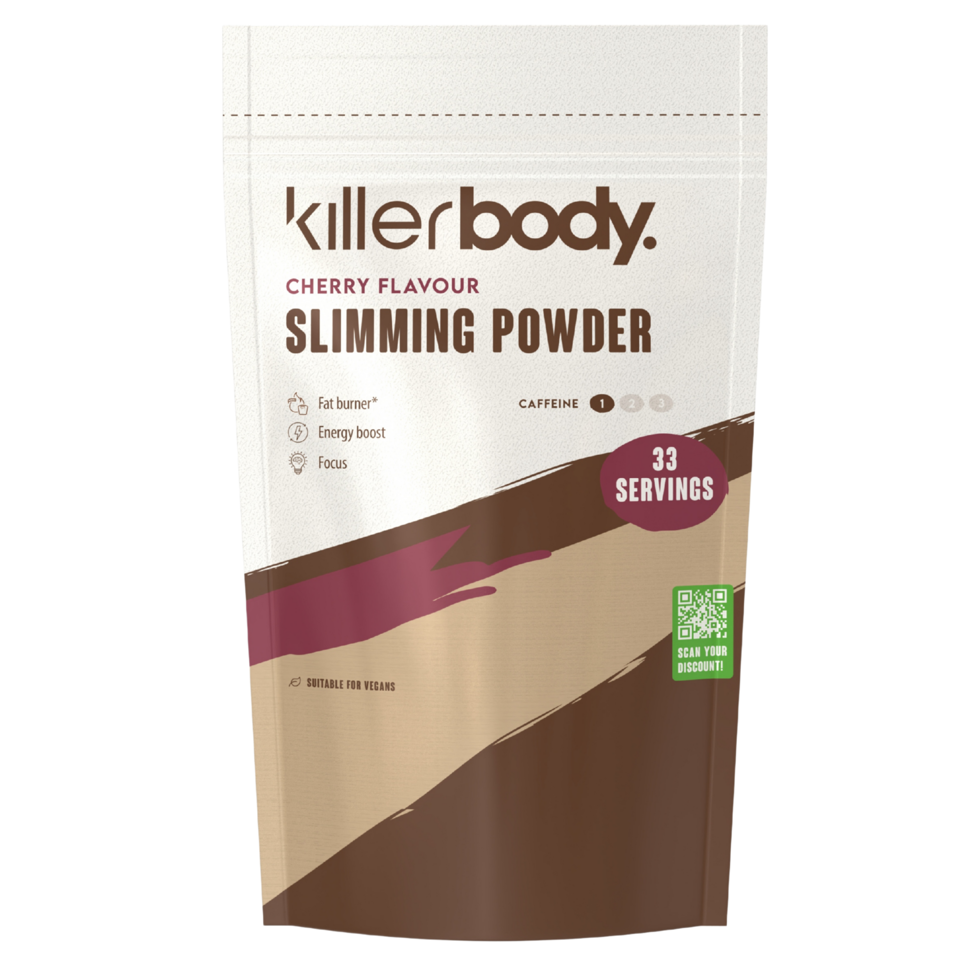 Slimming Powder Cherry: pre workout or fat burner - Killerbody
